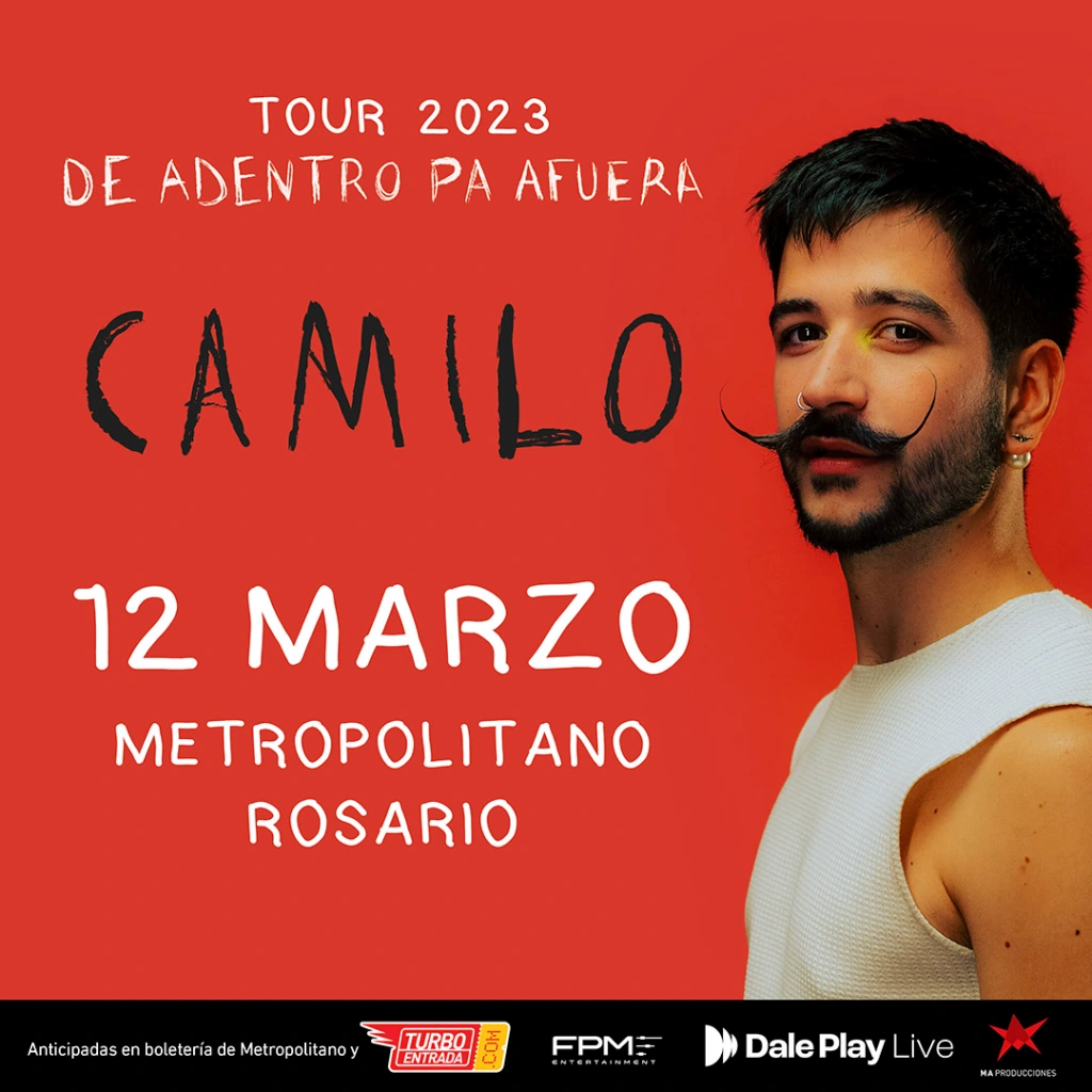 TOUR 2023: CAMILO LLEGA A ROSARIO - Prensa Plus - Diario digital Rosario
